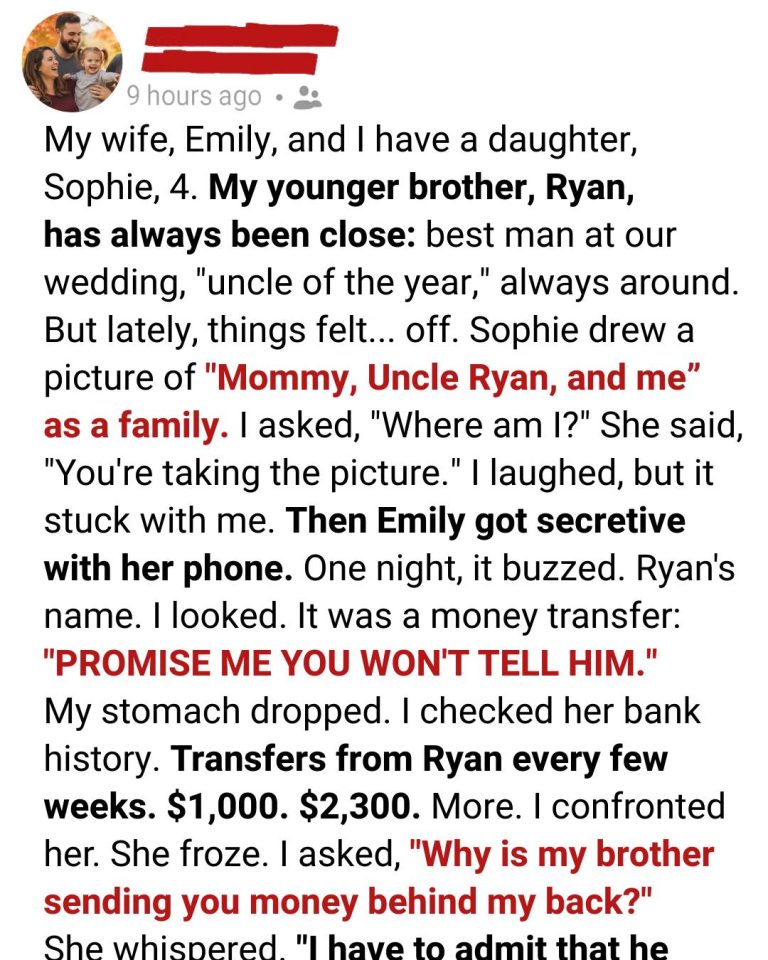 I Discovered My Brother Had Been Transferring Money to My Wife… What I ...